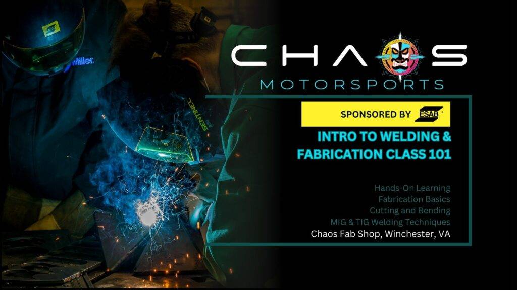 Intro to Welding and Recovery Classes | March 1 & 2 2025 | Chaos Fab ...